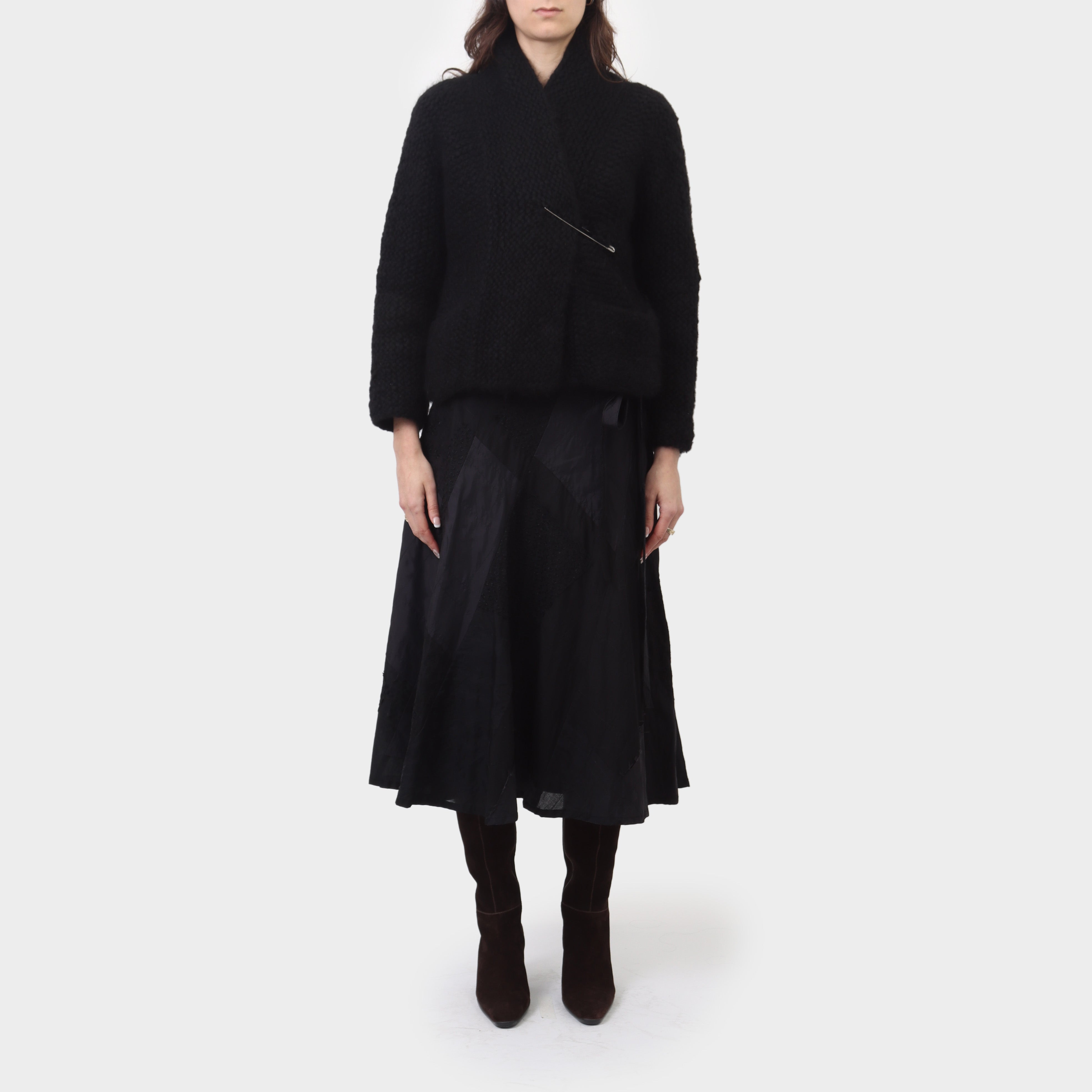 Daniela Gregis Knitted Cashmere Cardigan with Pin Closure – Shop Bruce